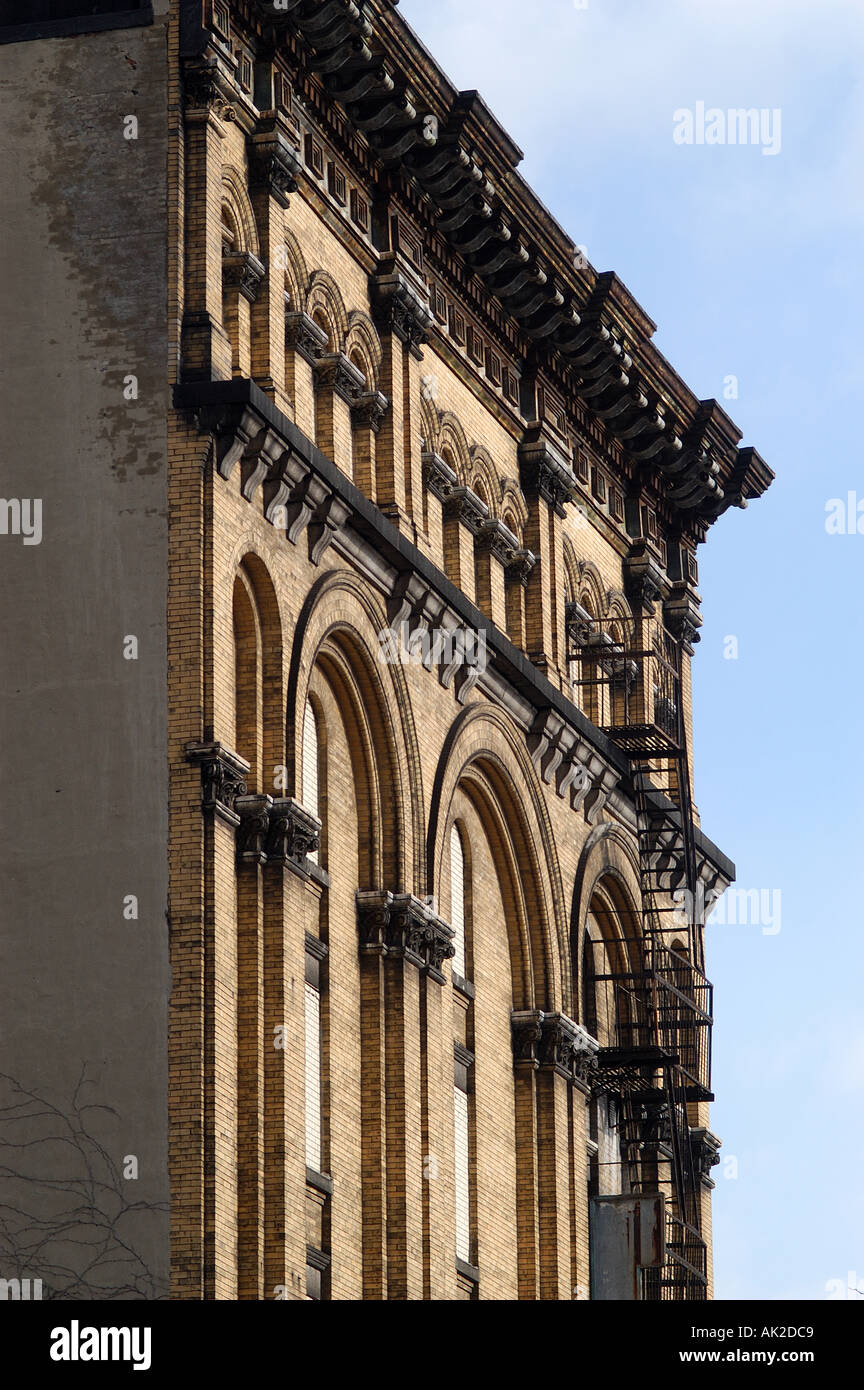 NY Harlem Building vertical Stock Photo - Alamy