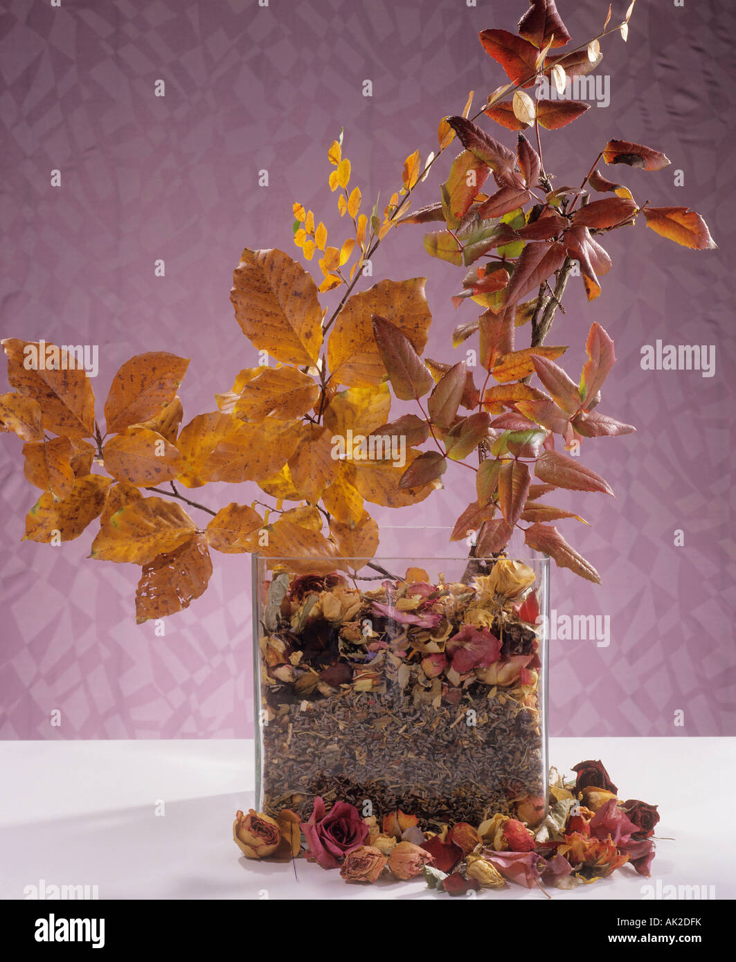 boquet with foliage Stock Photo - Alamy