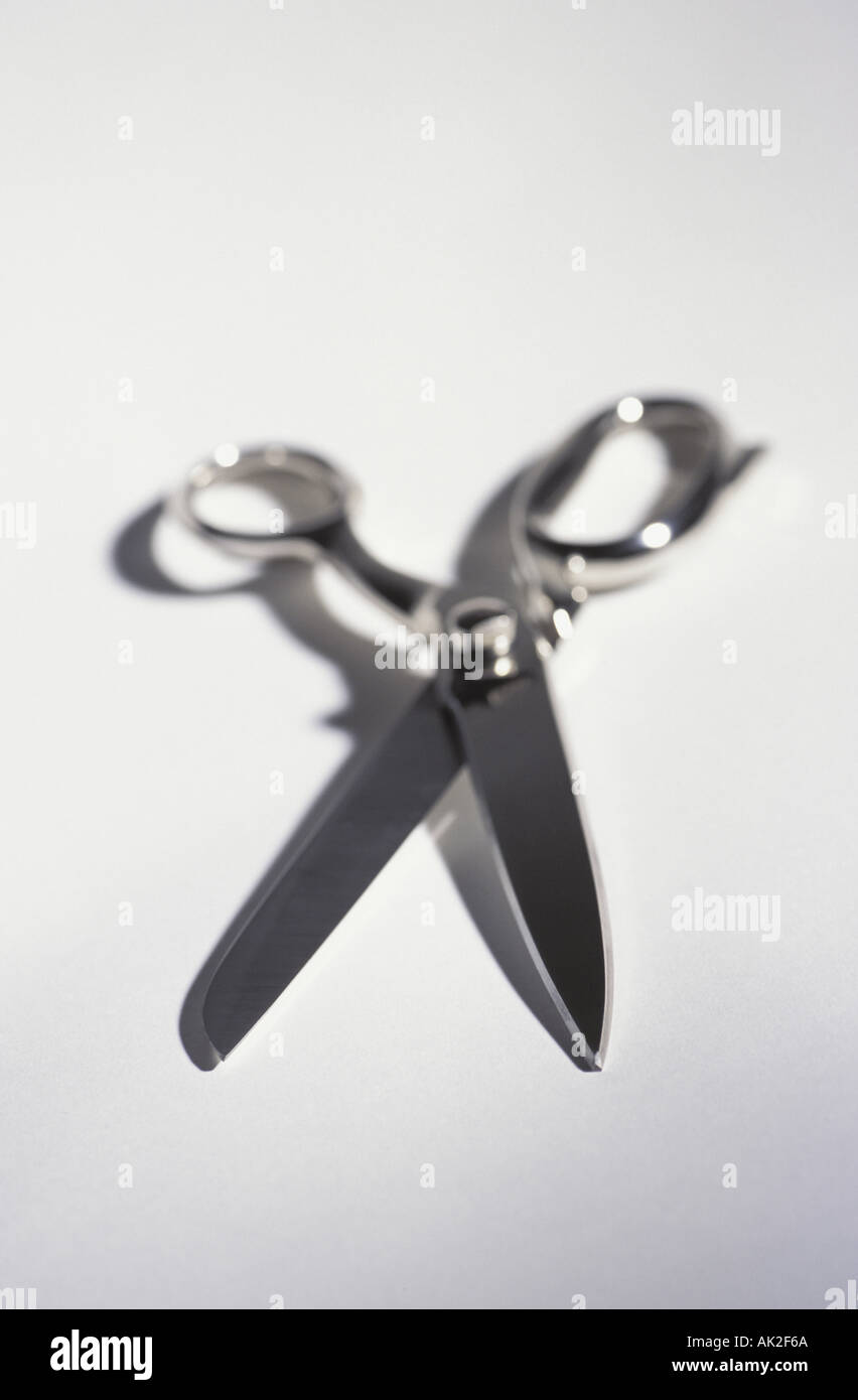 Stainless steel scissors 2 Stock Photo - Alamy