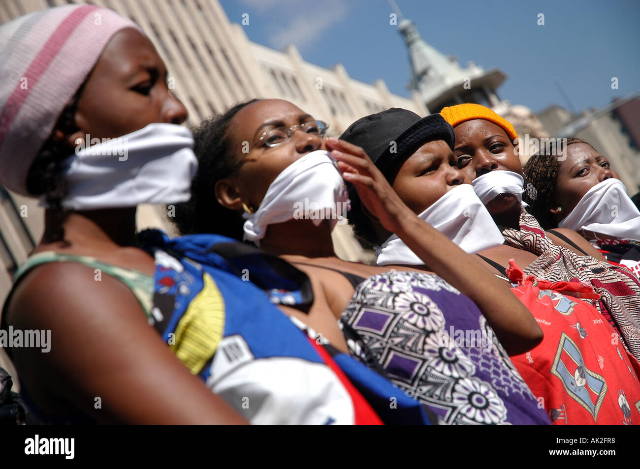 Women protesting against now former South African President Jacob Zuma ...