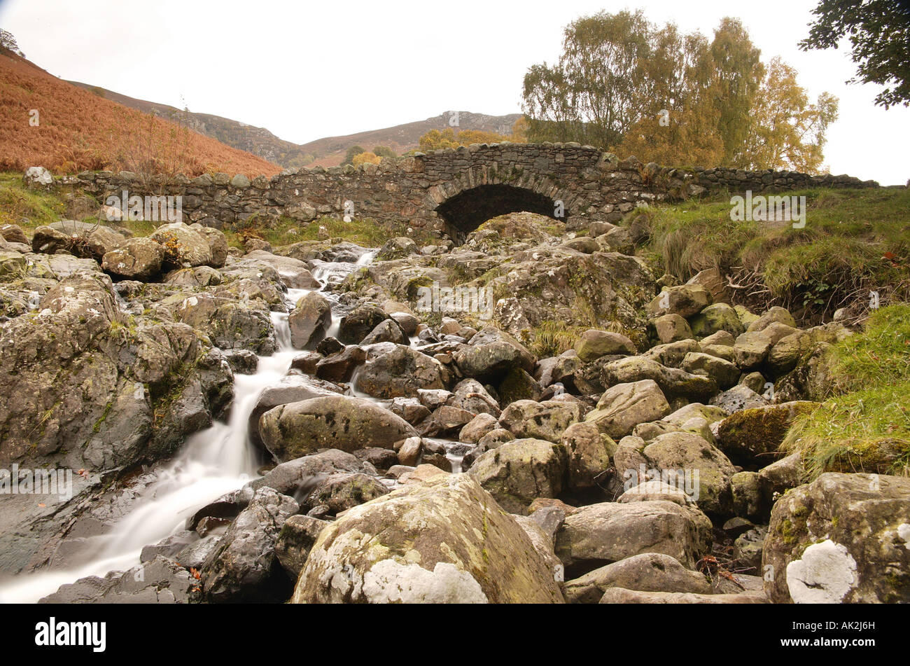 Ashness Bridge Lake District Stock Photo - Alamy