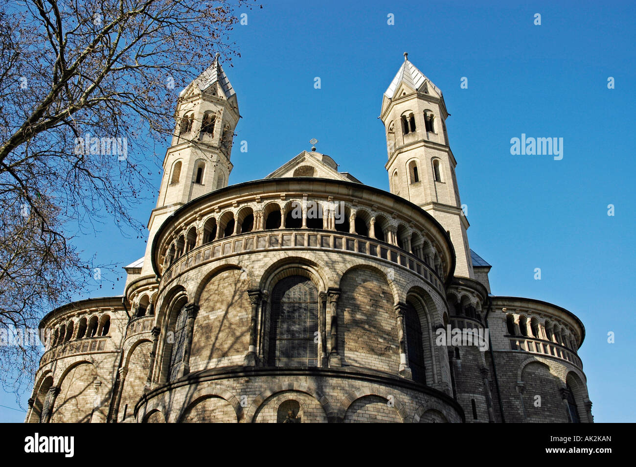 Church St. Aposteln, Cologne Stock Photo - Alamy