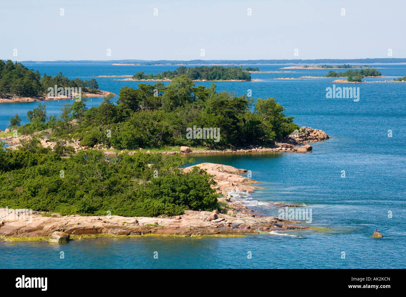 Typical archipelago view in the Åland Islands Finland Stock Photo - Alamy