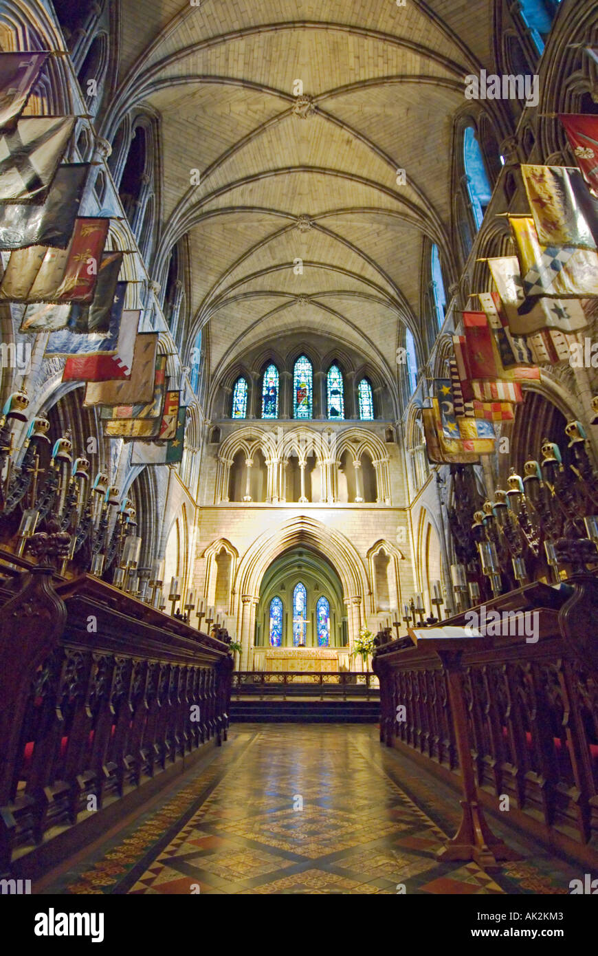 Ireland Dublin Saint Patrick s Cathedral interior Stock Photo - Alamy