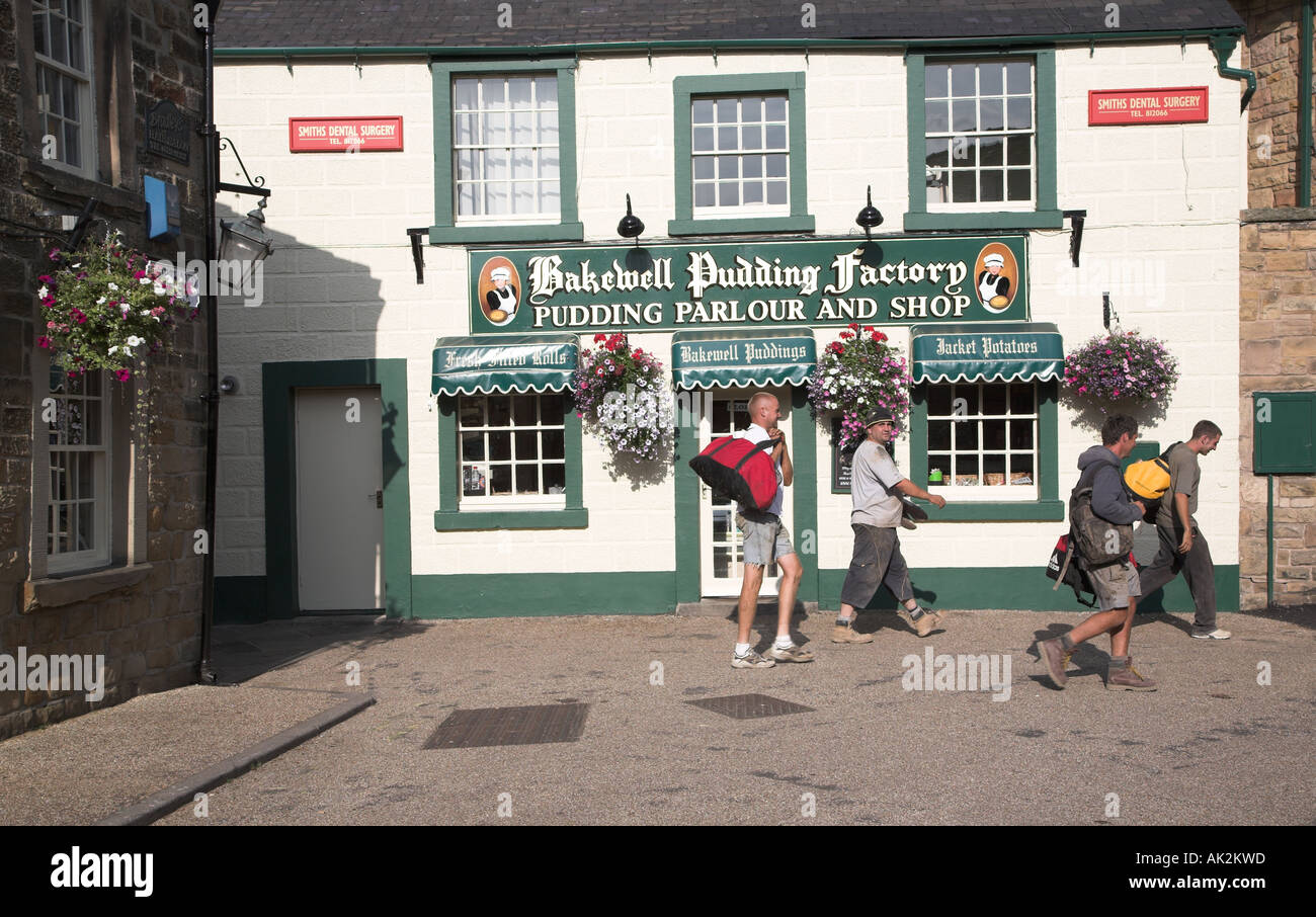 Bakewell Pudding factory shop Bakewell, Peak District national park ...