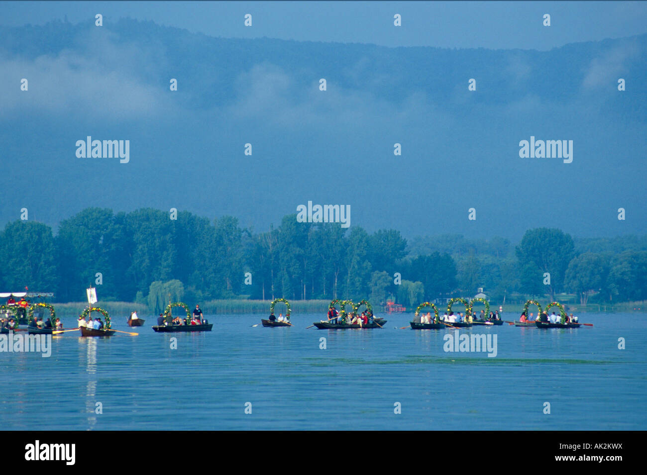 Water procession / Moos Stock Photo - Alamy