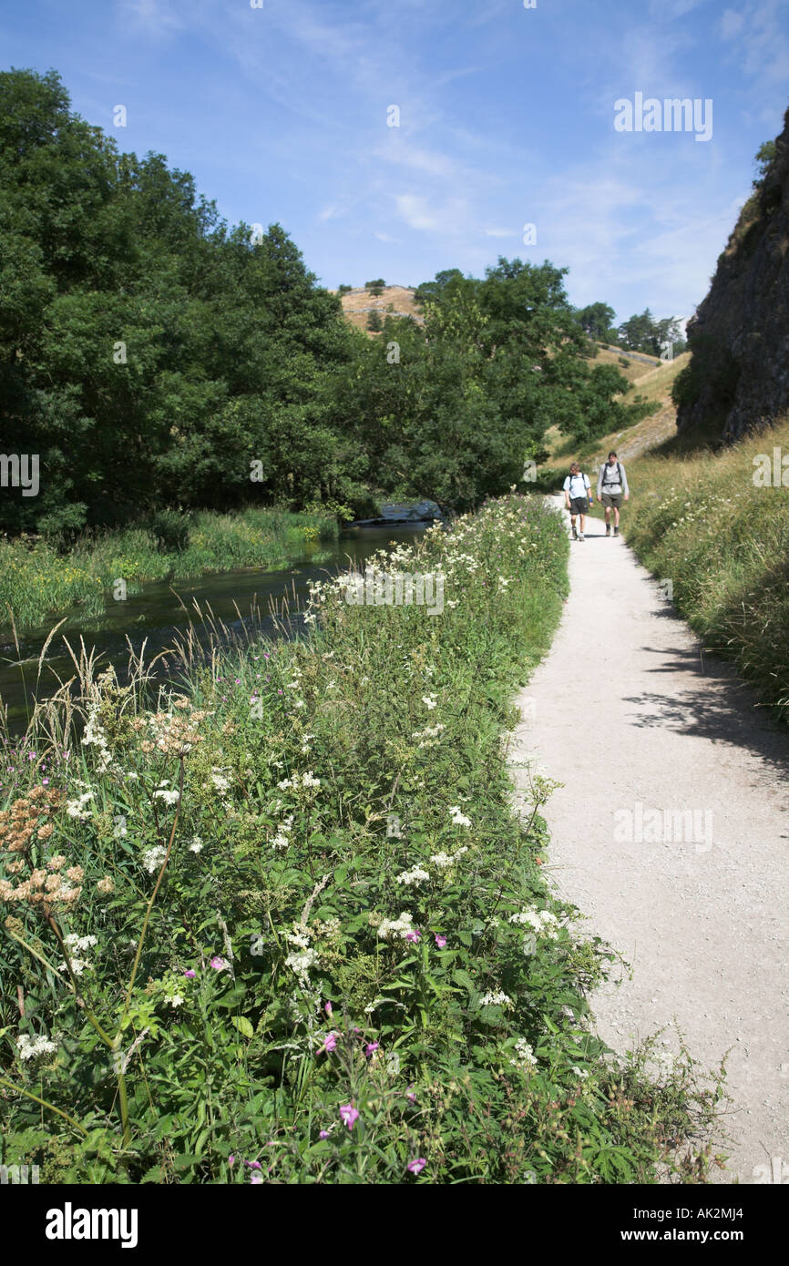 River Dove and Dovedale Peak District national park, Derbyshire ...