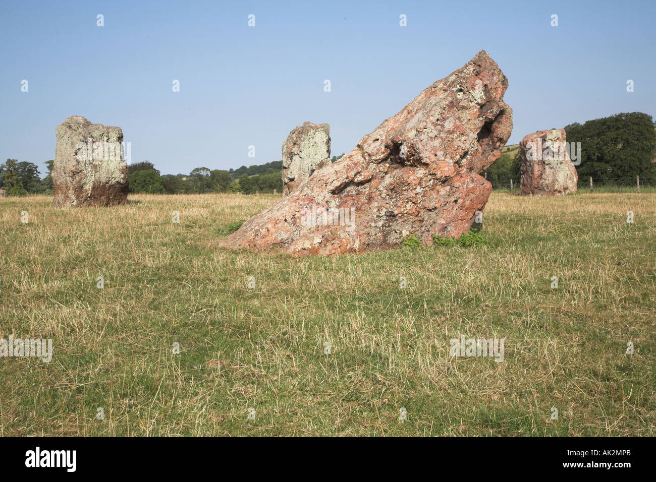 Stanton Drew stone circle Somerset England Stock Photo - Alamy