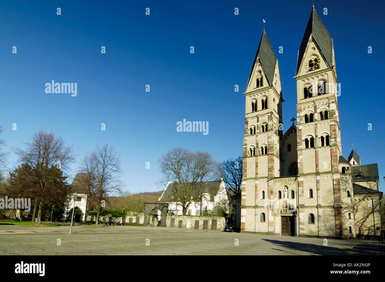 Basilica St Castor, Koblenz Stock Photo - Alamy