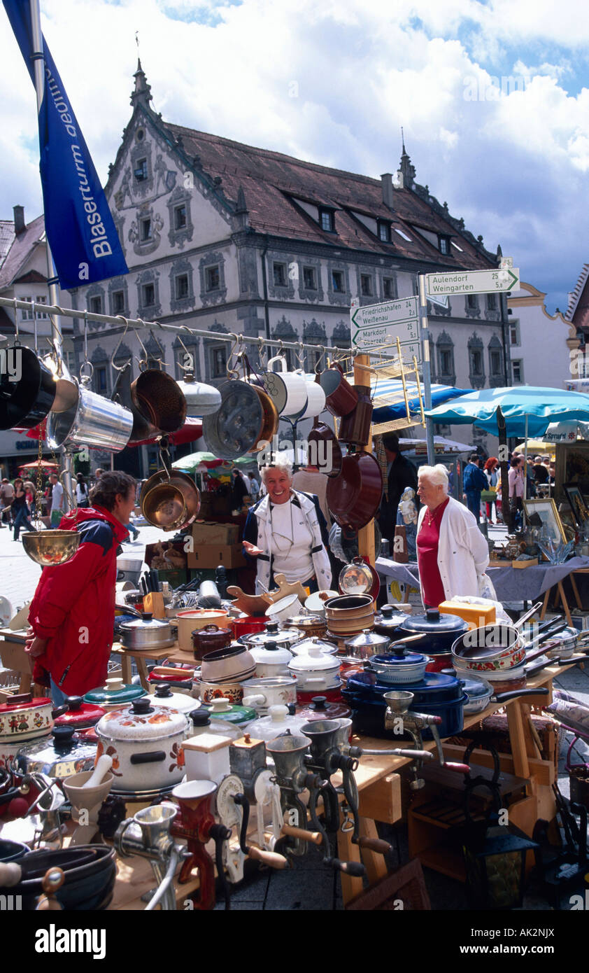 Market / Ravensburg Stock Photo - Alamy