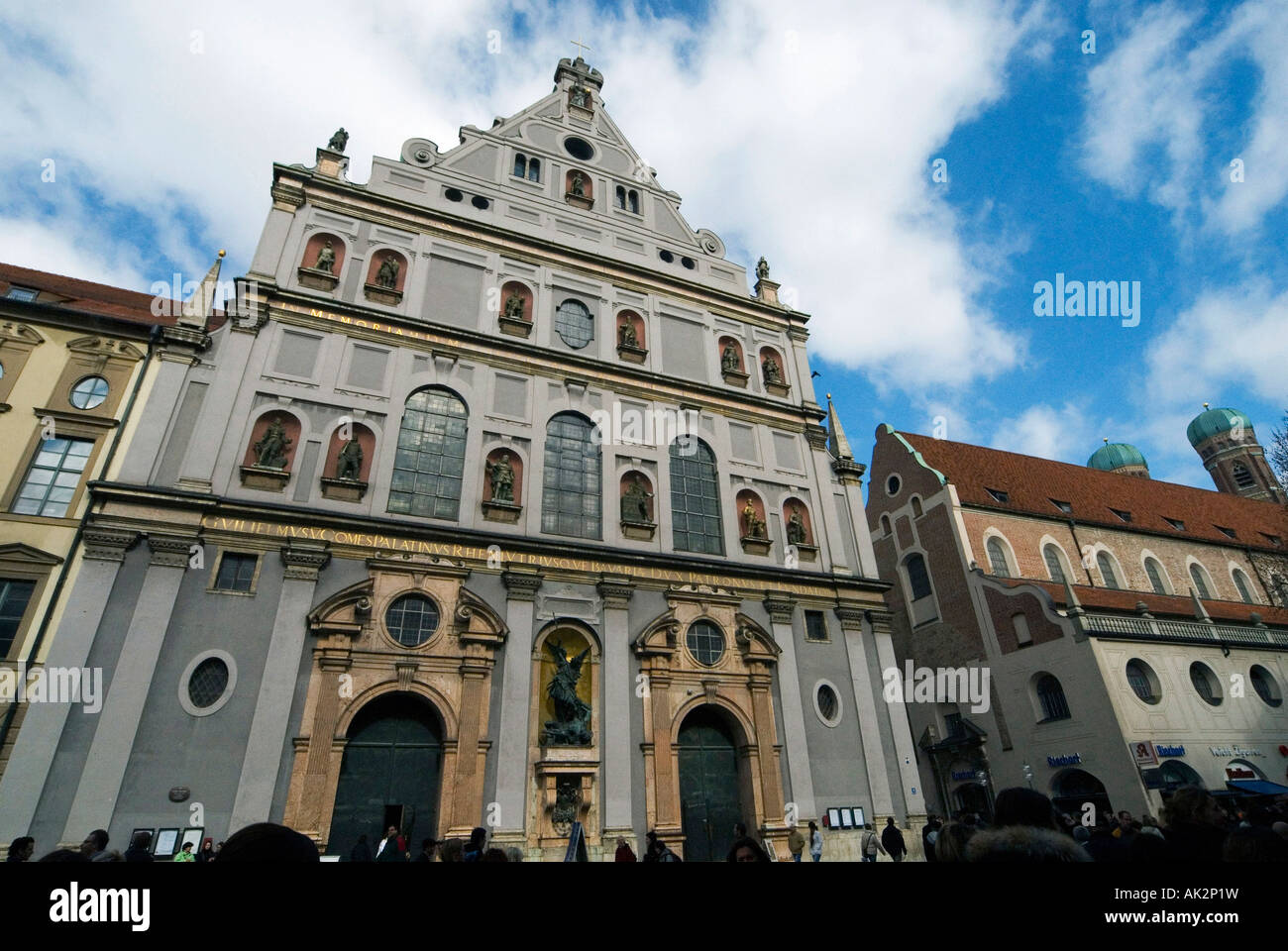 Jesuit church St Michael, Munich Stock Photo - Alamy