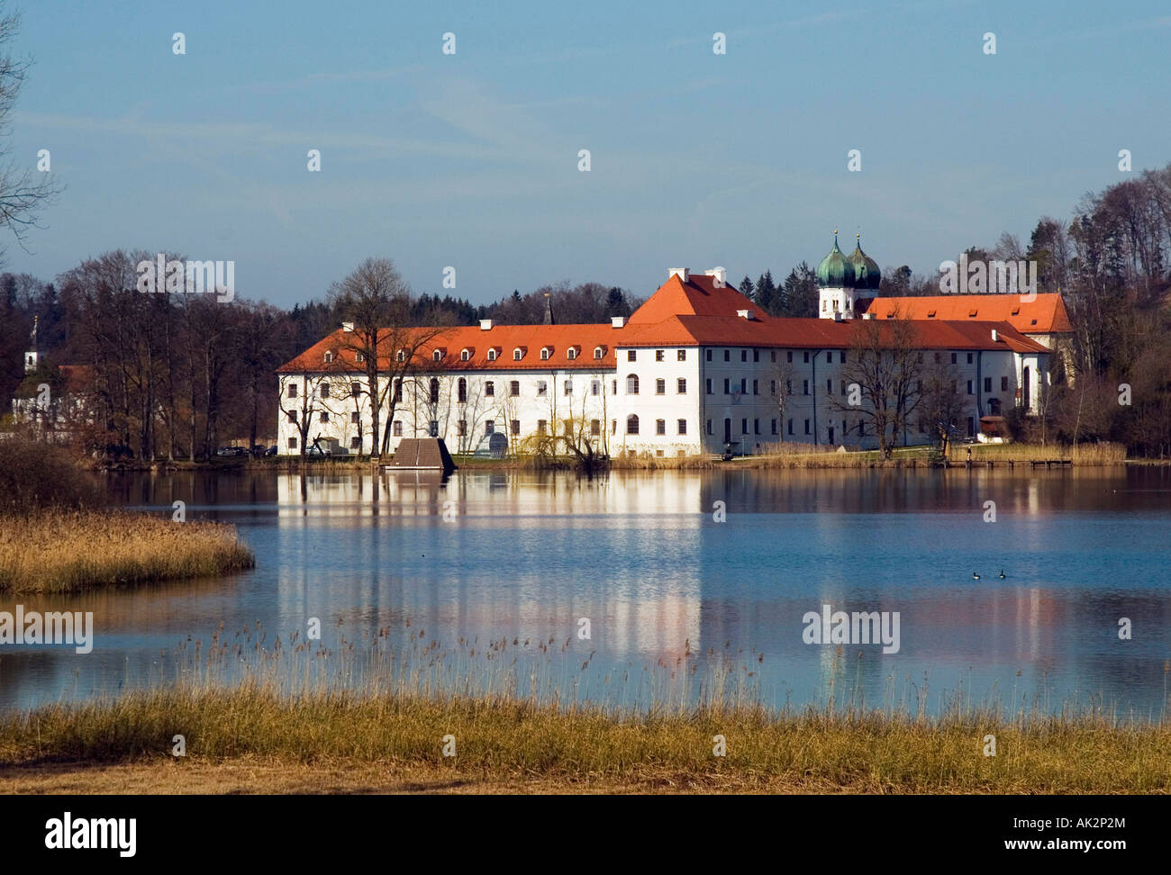 Benedictine Abbey Seeon, Seeon-Seebruck Stock Photo - Alamy