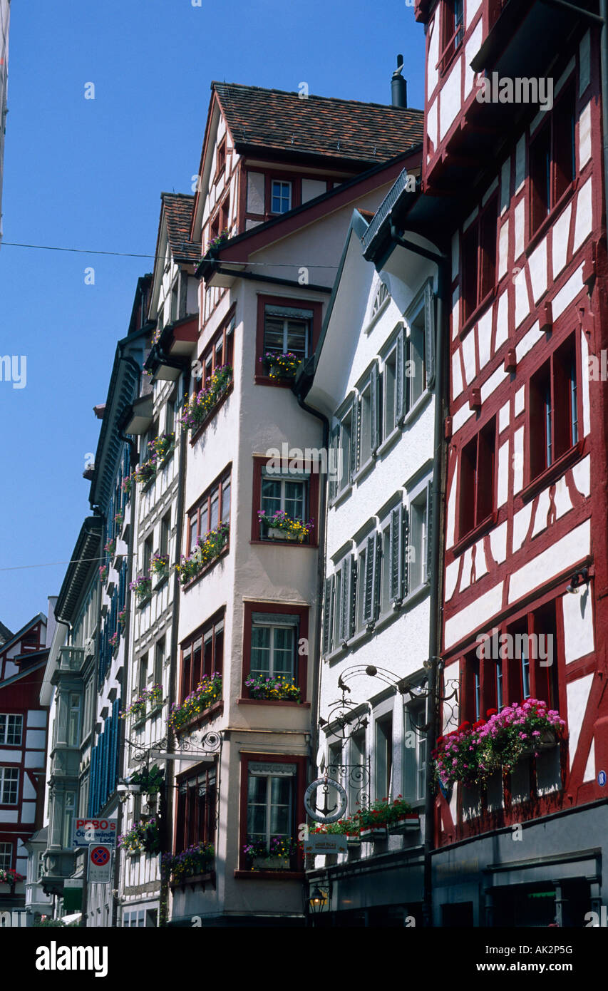 Timber-framed Houses / St.Gallen Stock Photo - Alamy