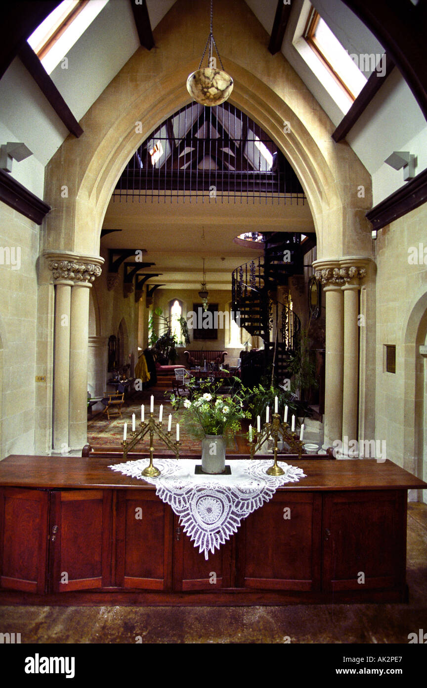 THE LIVING ROOM AT ST JAMES CHURCH IN EAST CRANMORE SOMERSET UK WHICH ...