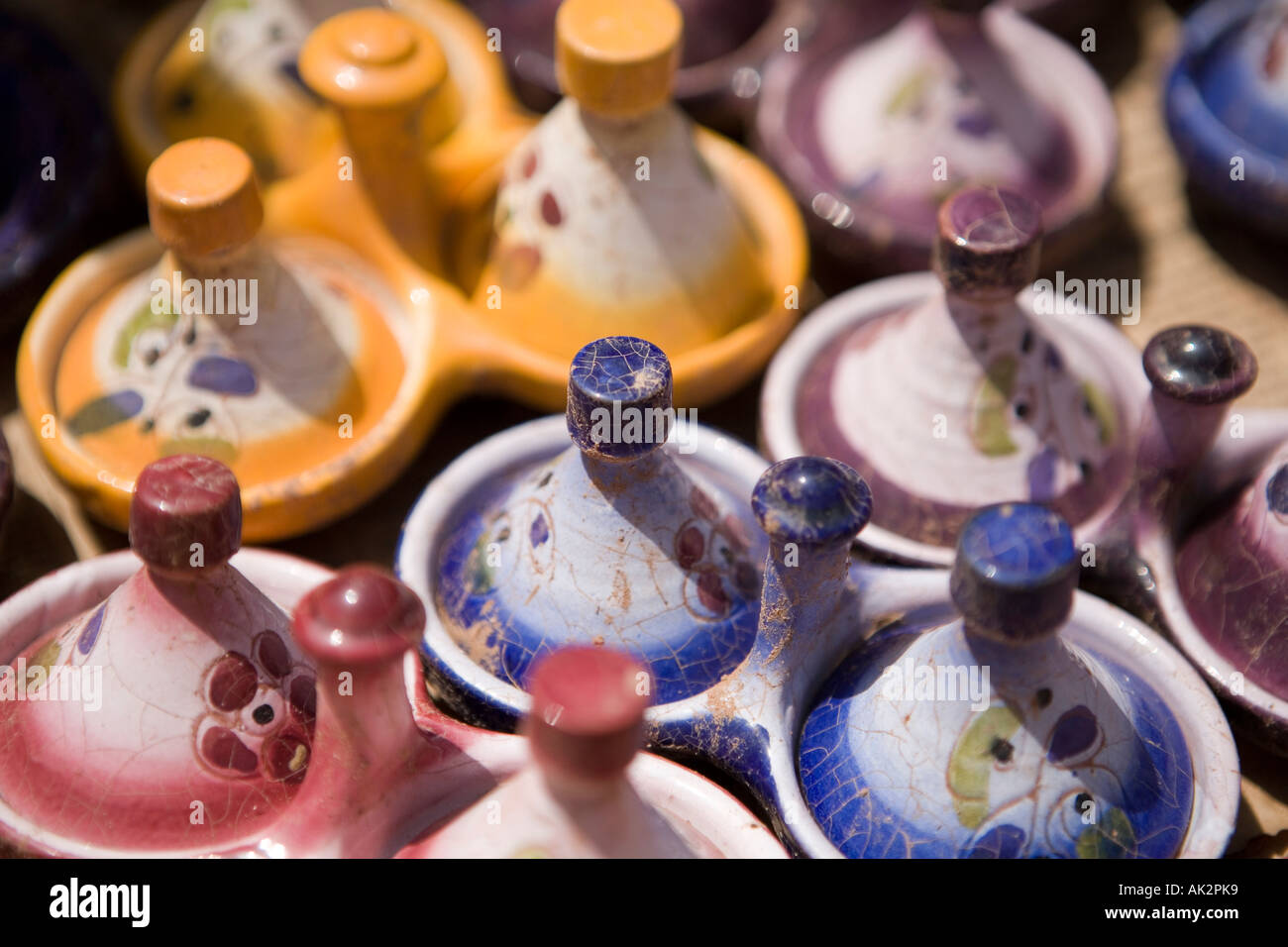 Moroccan tajine pots Stock Photo - Alamy