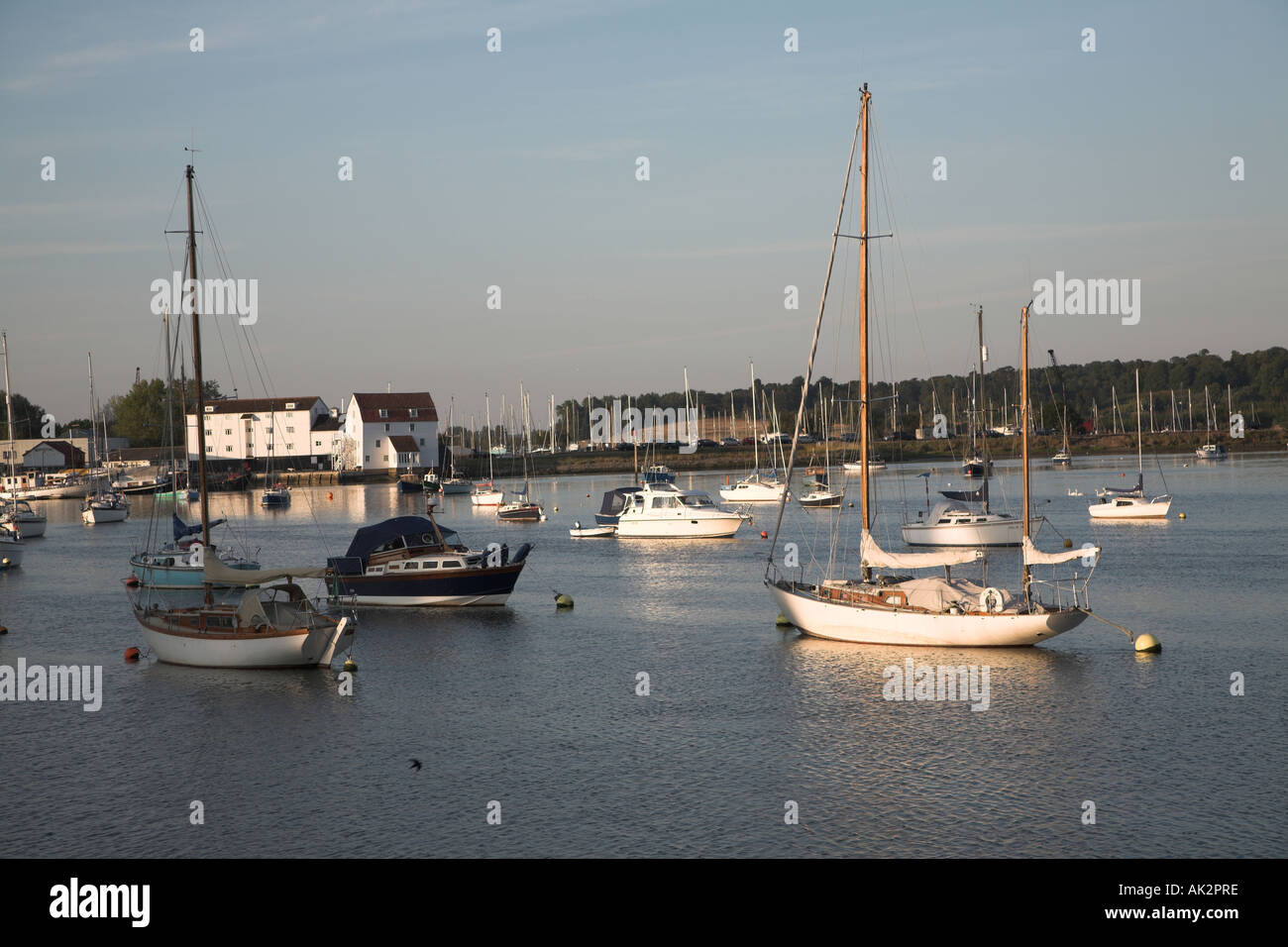Boats on the River Deben Woodbridge Suffolk England Stock Photo - Alamy