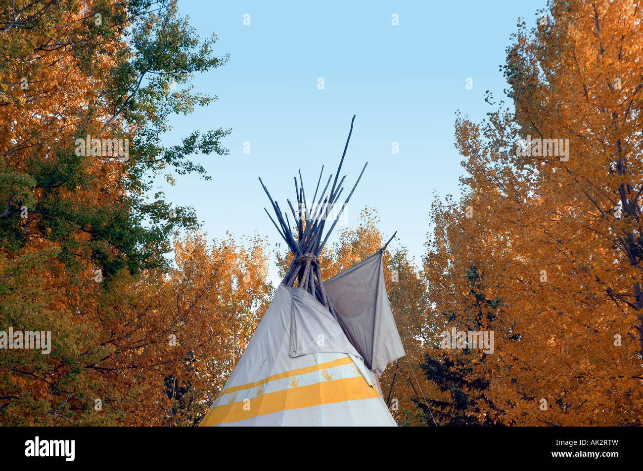 Top of Teepee Stock Photo - Alamy