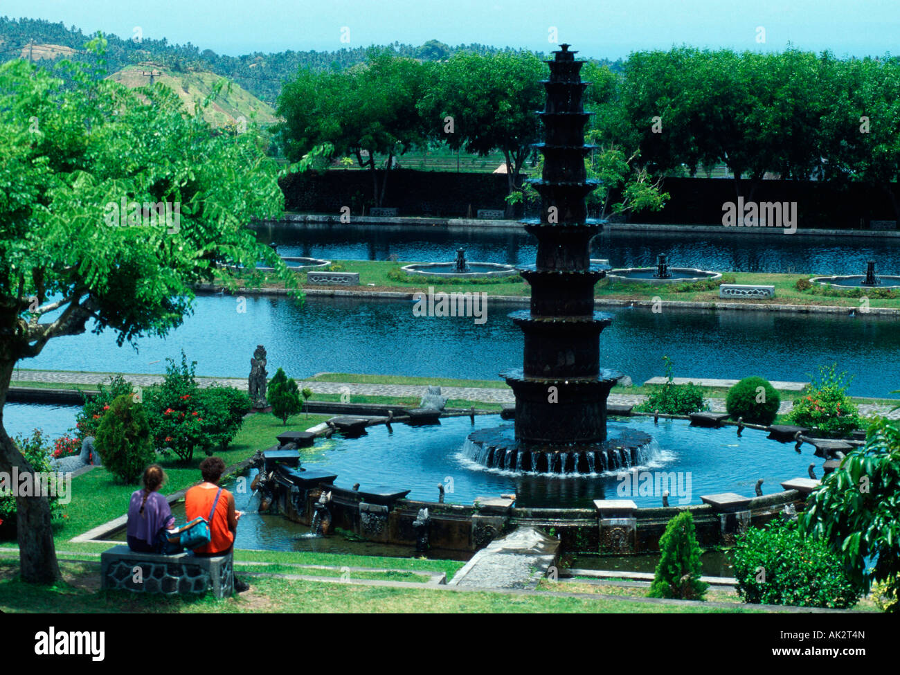 Tirtagangga water garden Stock Photo - Alamy