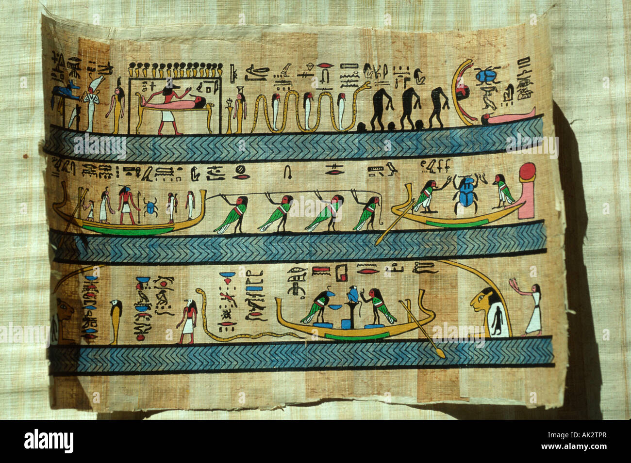 Egypt papyrus scroll hi-res stock photography and images - Alamy