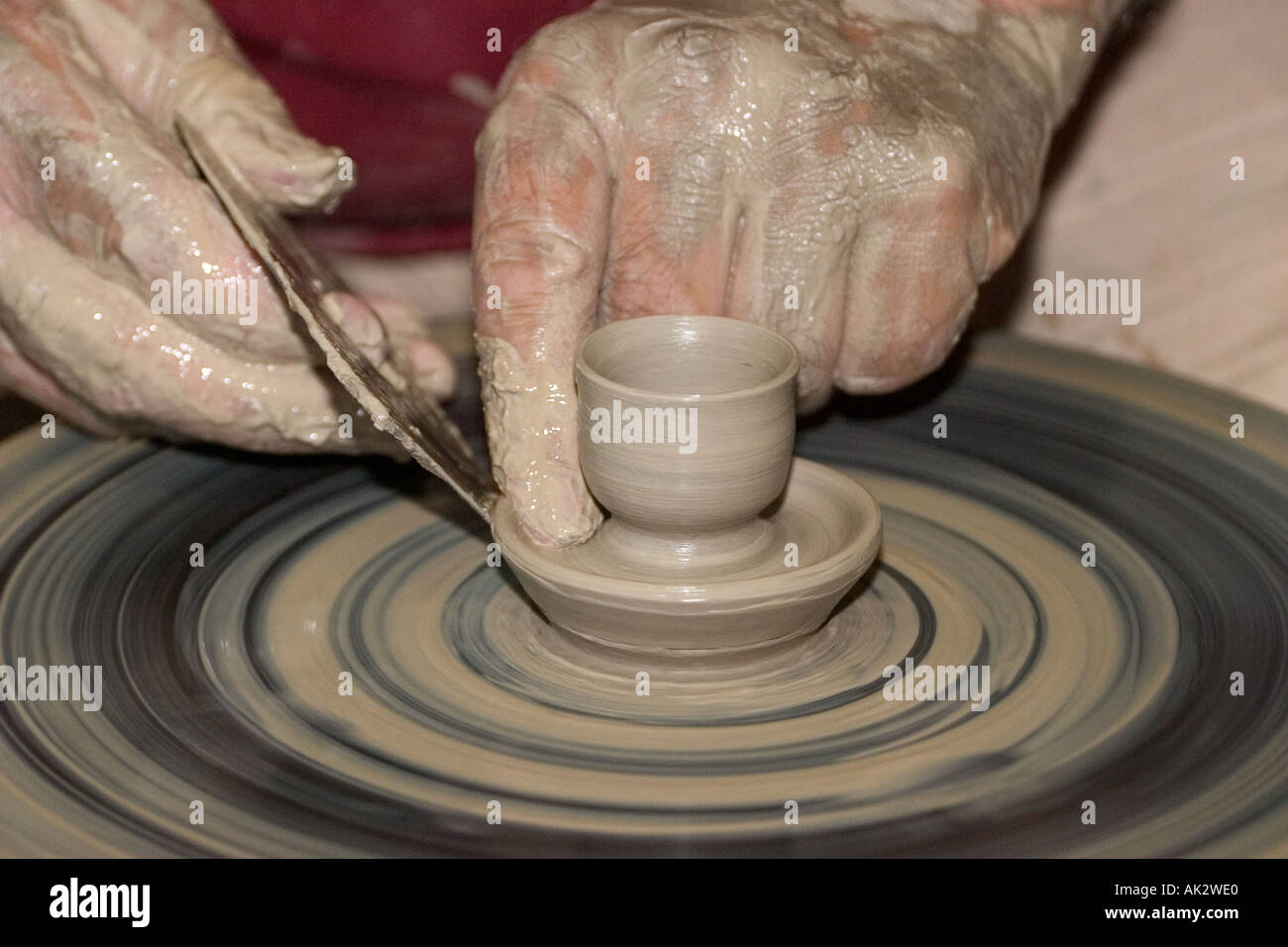 Poterie Friedmann open day at a pottery festival in Soufflenheim Alsace ...