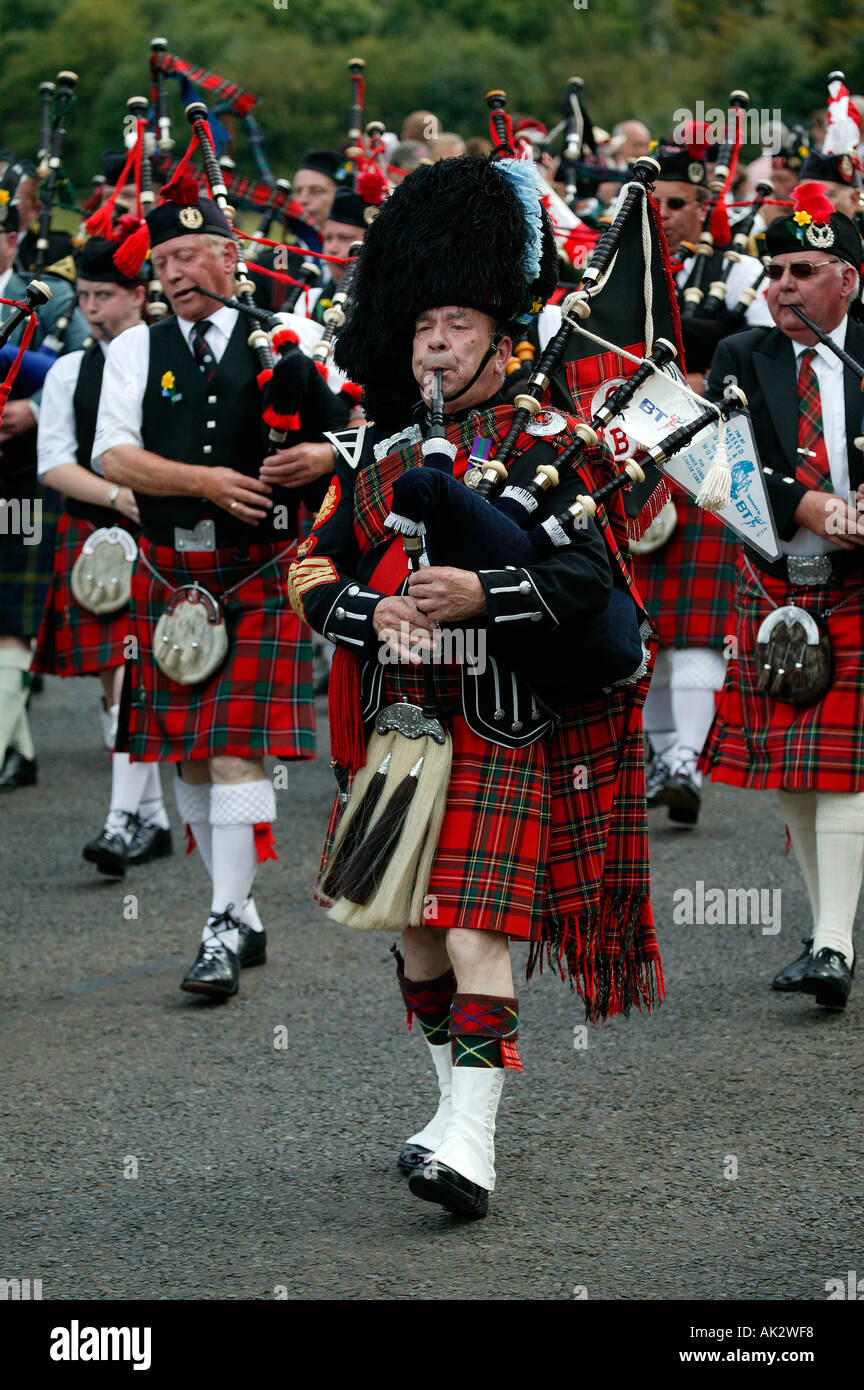 Marching Pipe Band performing during Pipefest 2005 Stock Photo - Alamy