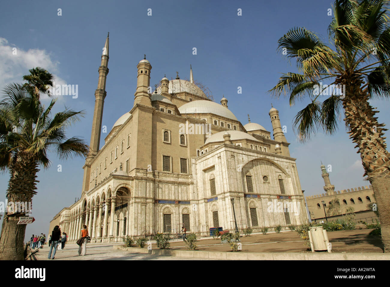 The Mosque of Mohammed Ali, also known as the Alabaster Mosque, at the ...