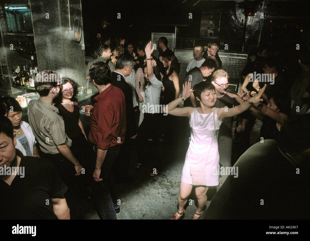 Hong Kong night-club Stock Photo - Alamy