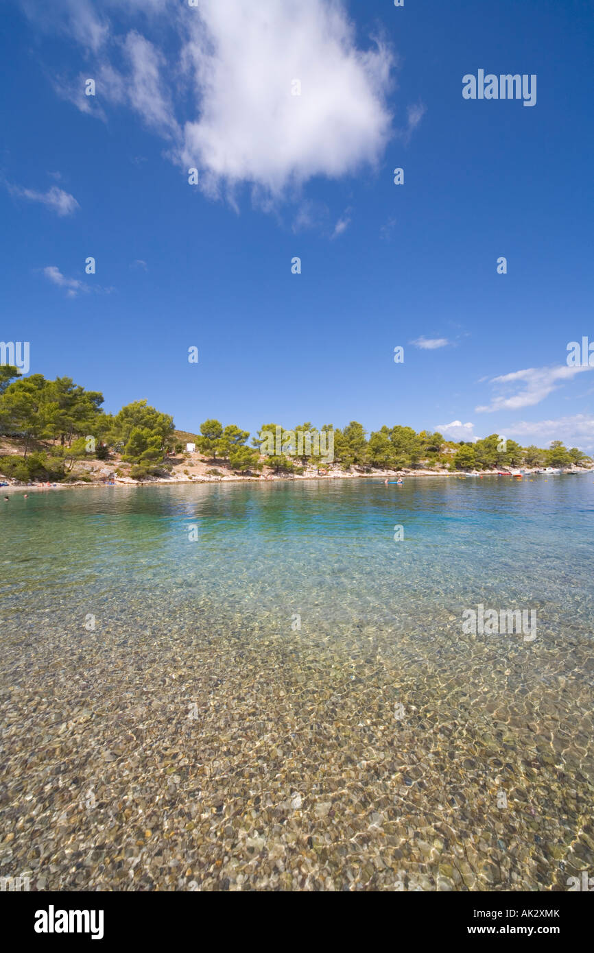 empty water Camp Vira Hvar Croatia beach Stock Photo - Alamy