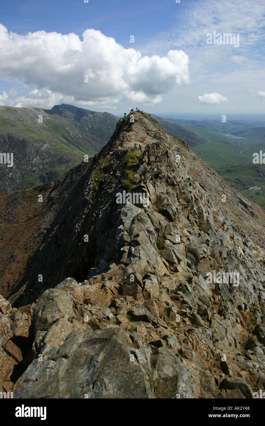 Crib Gogh Path to Snowdon Wales UK Stock Photo - Alamy