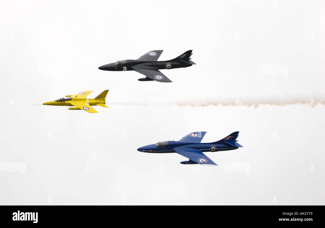 Original RAF display aircraft black and blue arrows Hawker Hunter Delta ...