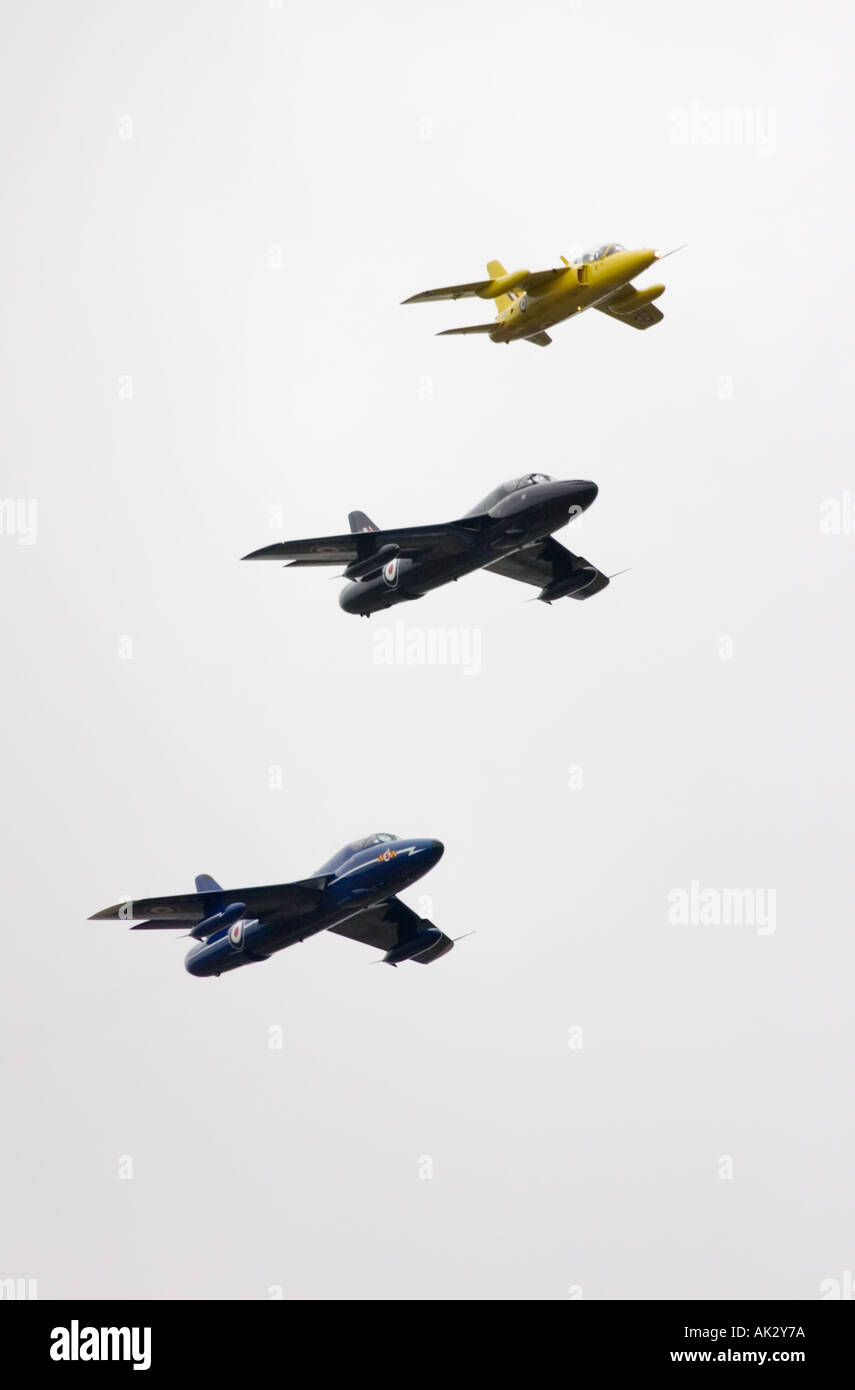 Original RAF display aircraft black and blue arrows Hawker Hunter Delta ...
