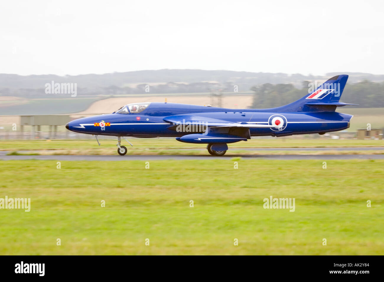 Original RAF display aircraft Blue Arrows Hawker Hunter Delta Jet ...