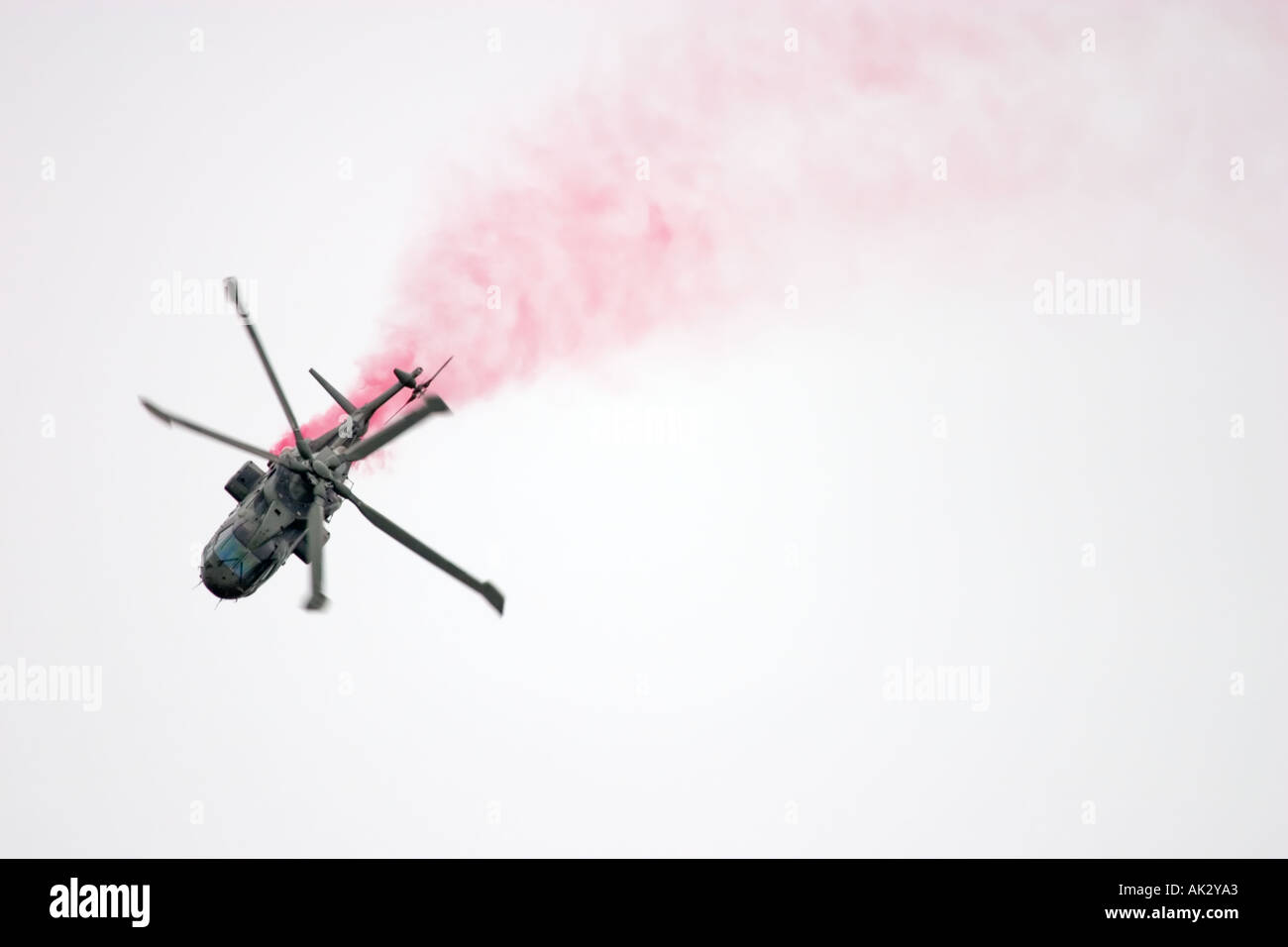 28 Squadron RAF Merlin HC3 helicopter performs steep vertical dive ...