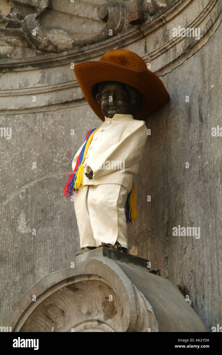 Water Fountain Statue of The Mannequin Pis Marquis known as the weeing ...