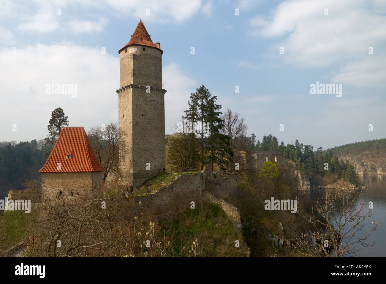 Zvikov castle, Southern Bohemia, Czech Republic Stock Photo - Alamy