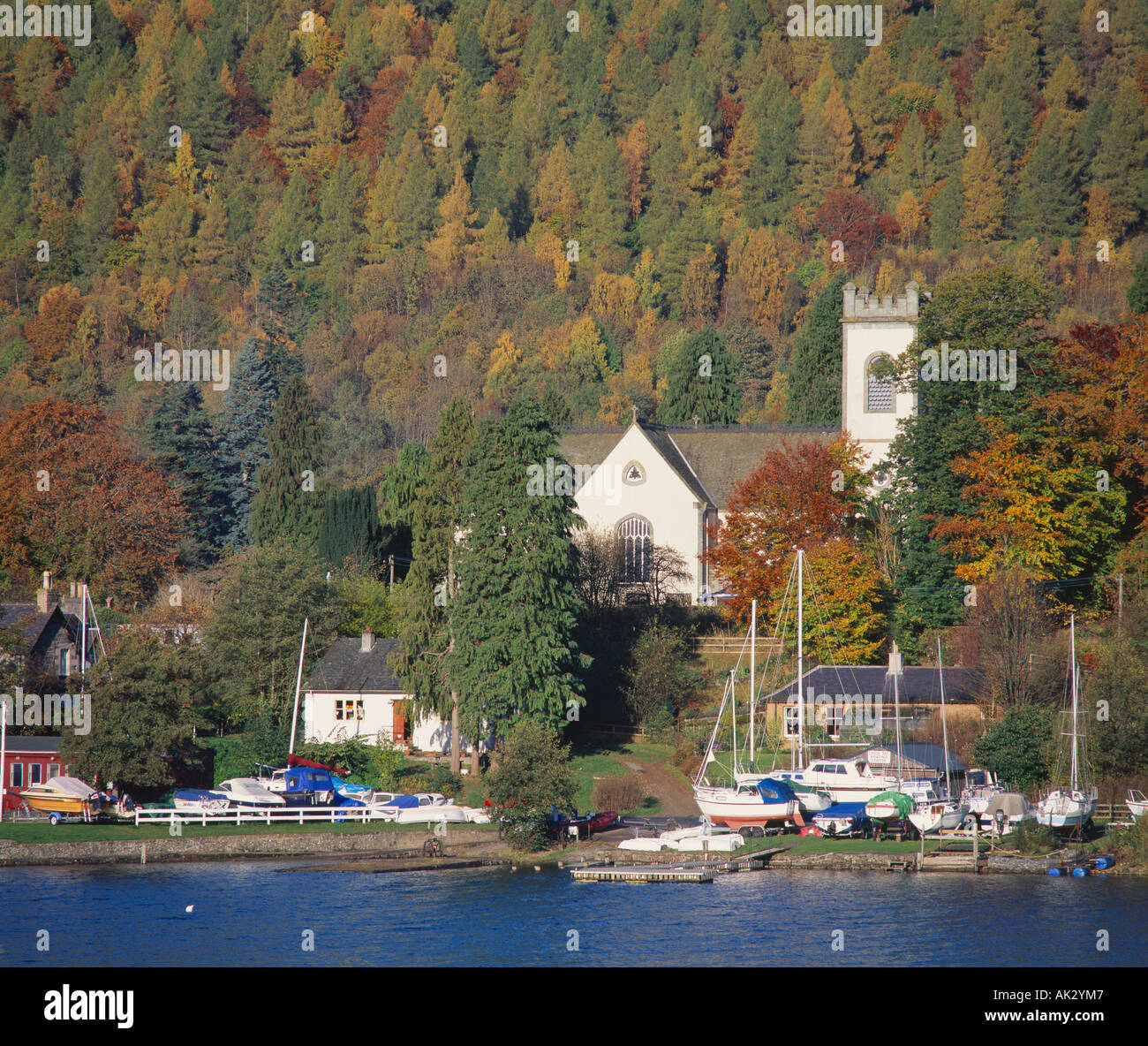 Kenmore beside Loch Tay, Perth and Kinross, Scotland, UK Stock Photo ...
