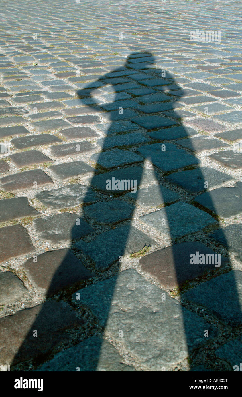 Shadow of a self-confident woman Stock Photo - Alamy