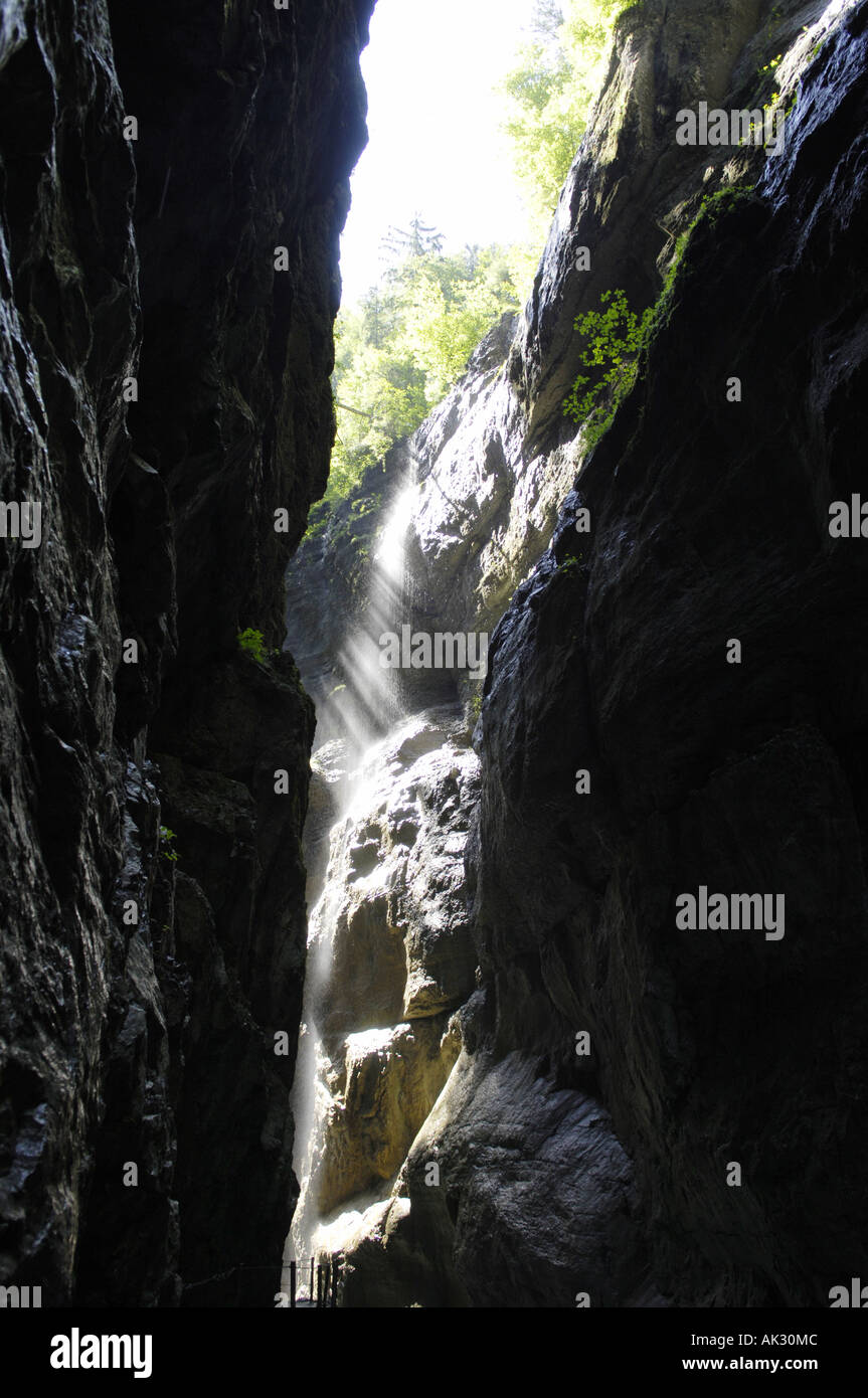 gorge klamm geography geology rocks pathway water melt melting ice ...