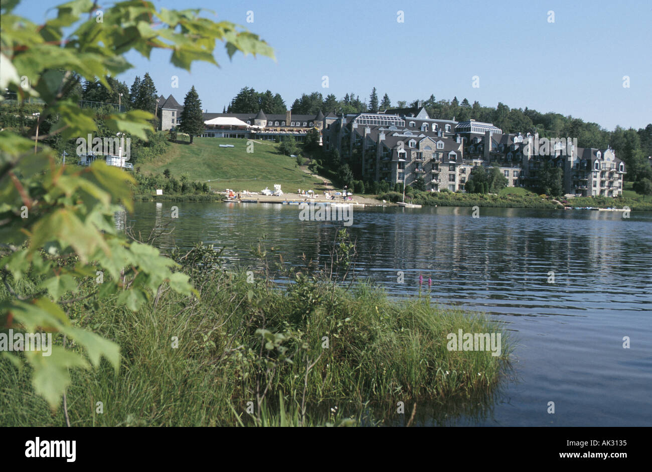 Summer in Mont Sainte Adele Quebec Canada 1 Stock Photo - Alamy