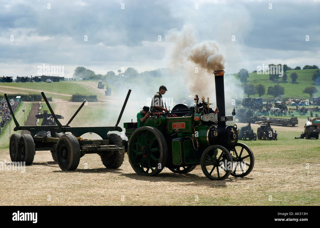 Steam tractor at the 2007 Great Dorset Steam Fair Blandford Forum ...