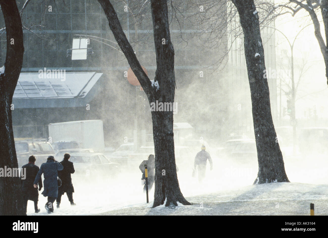 Walking Against the Wind Stock Photo - Alamy