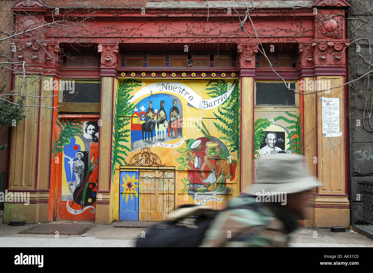 NY Harlem Mural wall painting art Grafitti graffiti artist horizontal ...