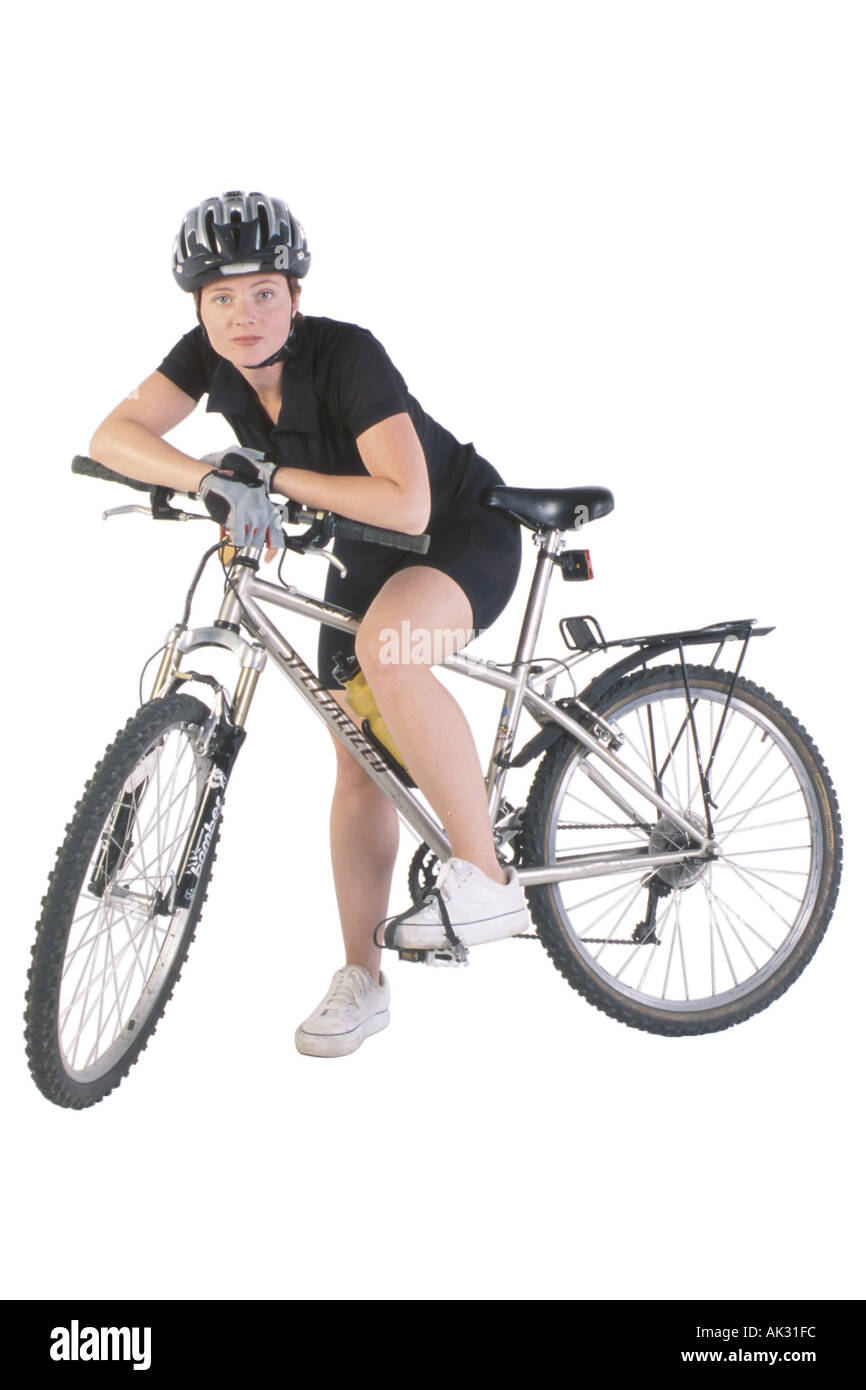 Leaning bike Cut Out Stock Images & Pictures - Alamy