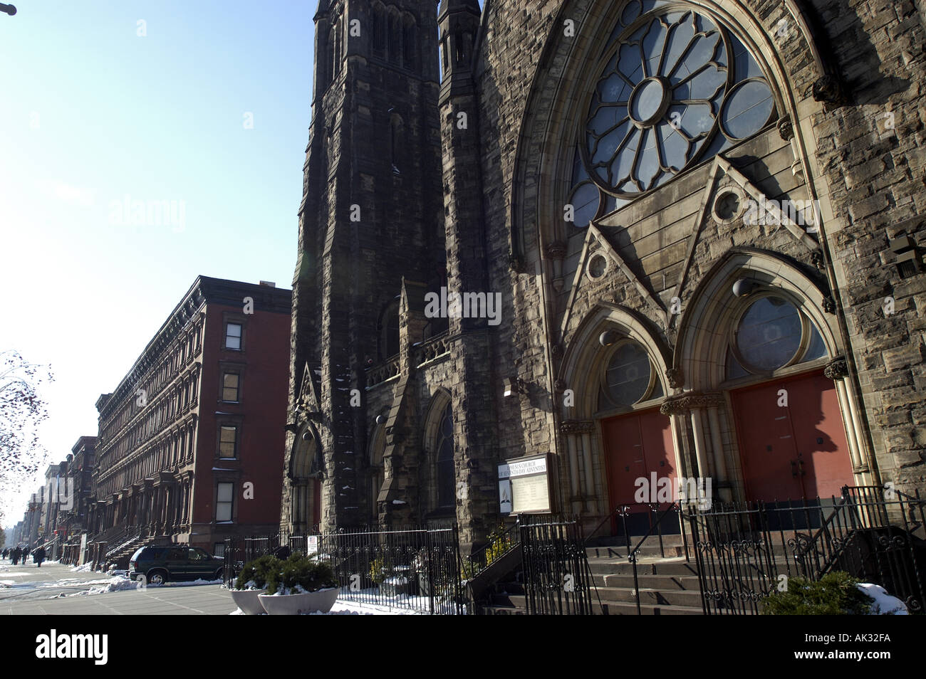 NY Harlem church buildings Stock Photo - Alamy