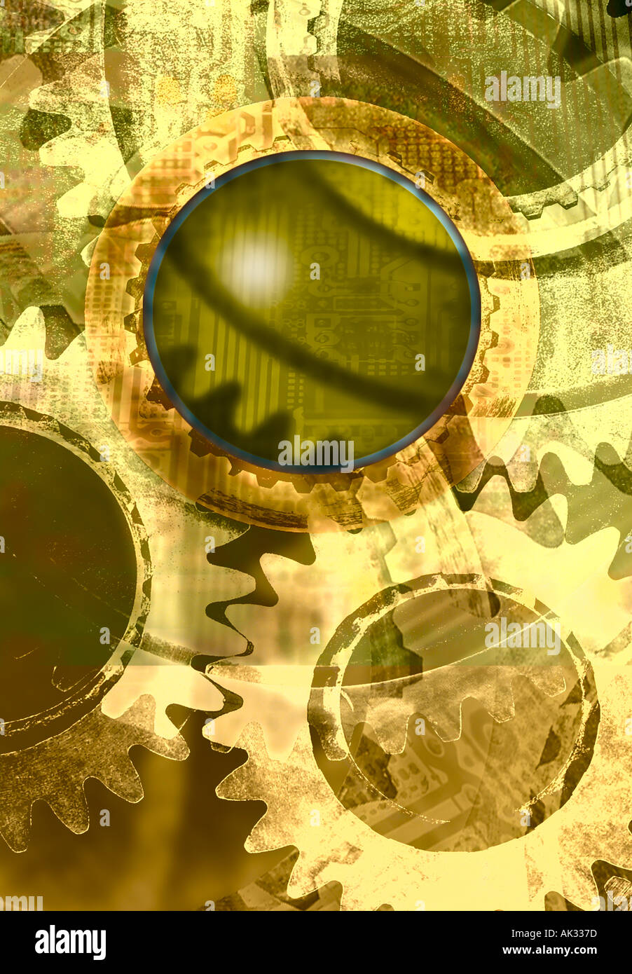 Cogs of machine hi-res stock photography and images - Alamy