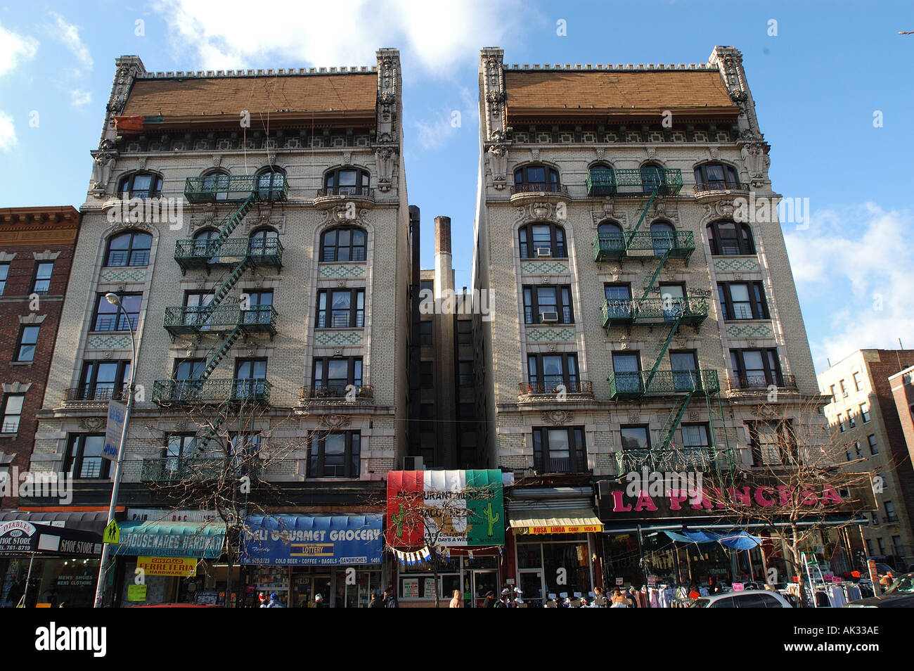 Manhattan NY Washington Heights Neighbourhood Neighborhood street ...