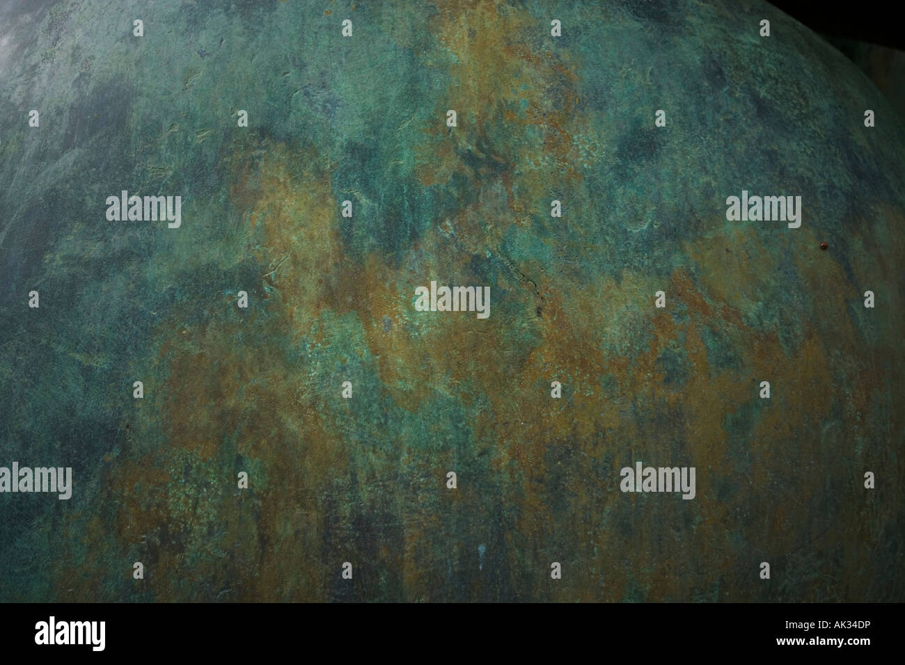 Rust patterns on green oxidized metal Stock Photo - Alamy