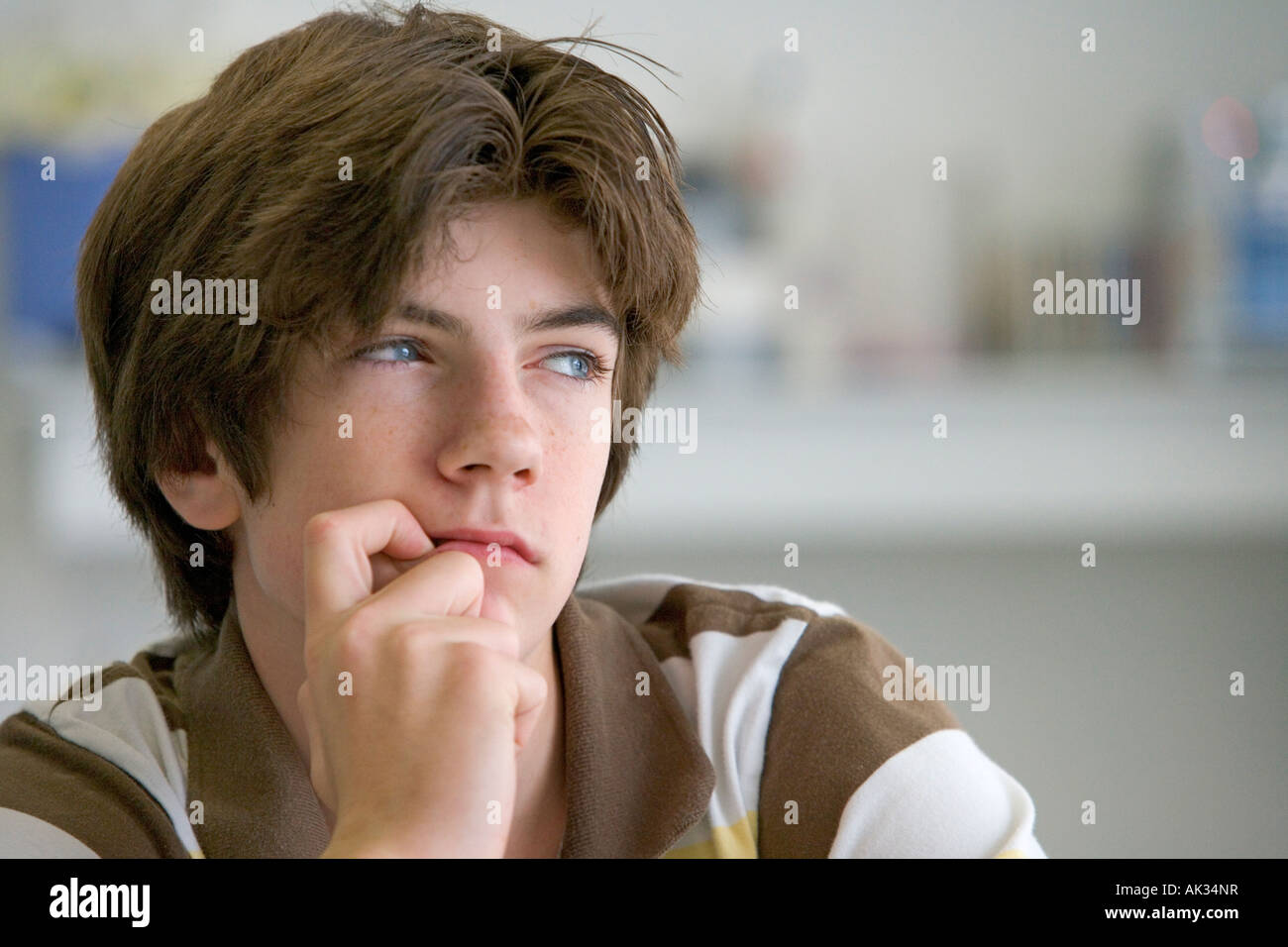 Portrait of a schoolboy Stock Photo - Alamy