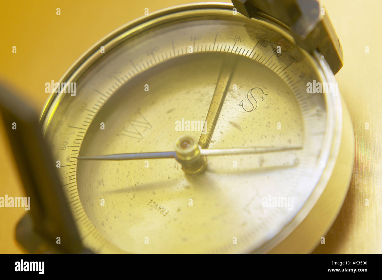 Steel compass 1 Stock Photo - Alamy
