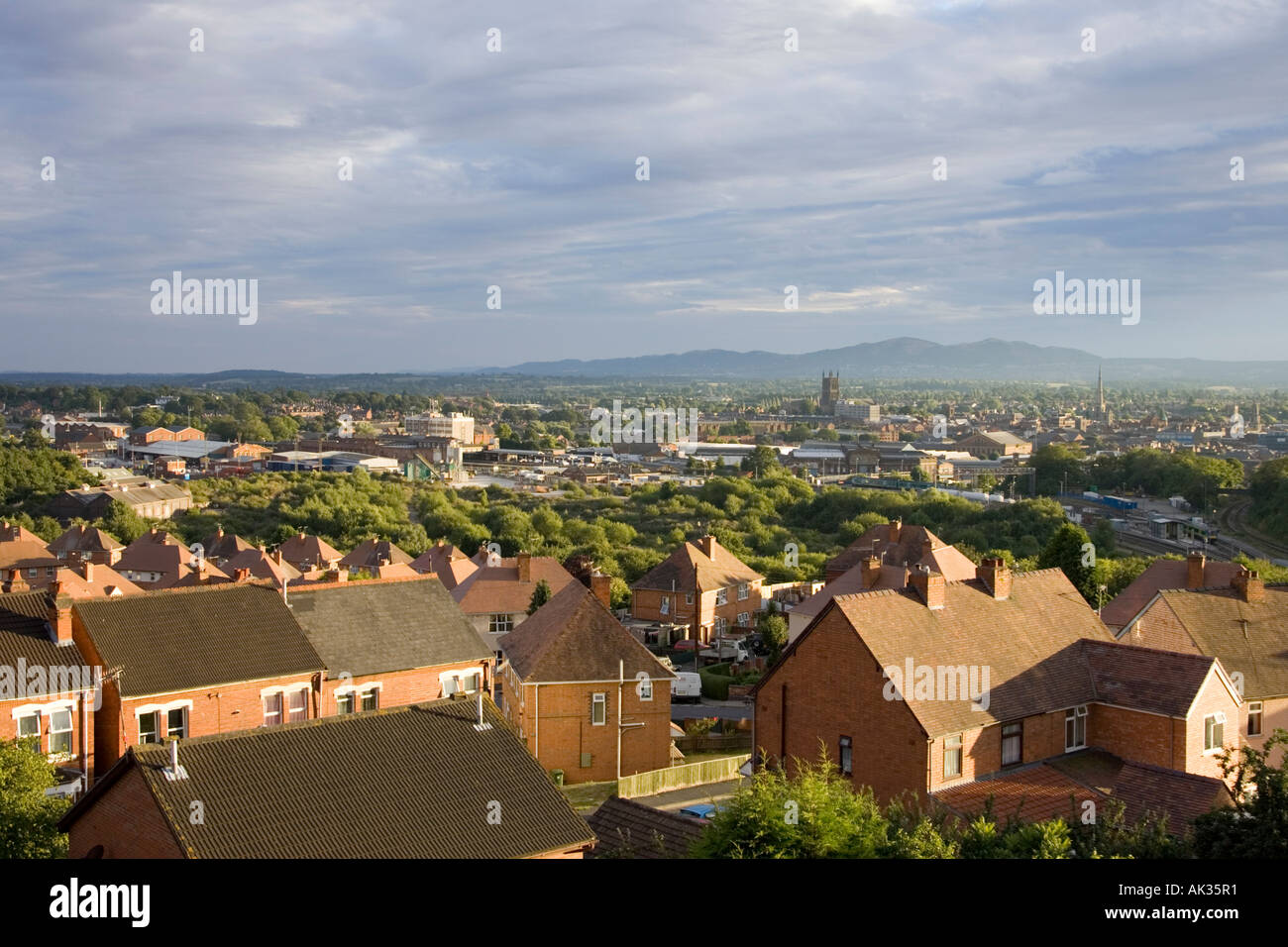Aerial view of worcester hi-res stock photography and images - Alamy